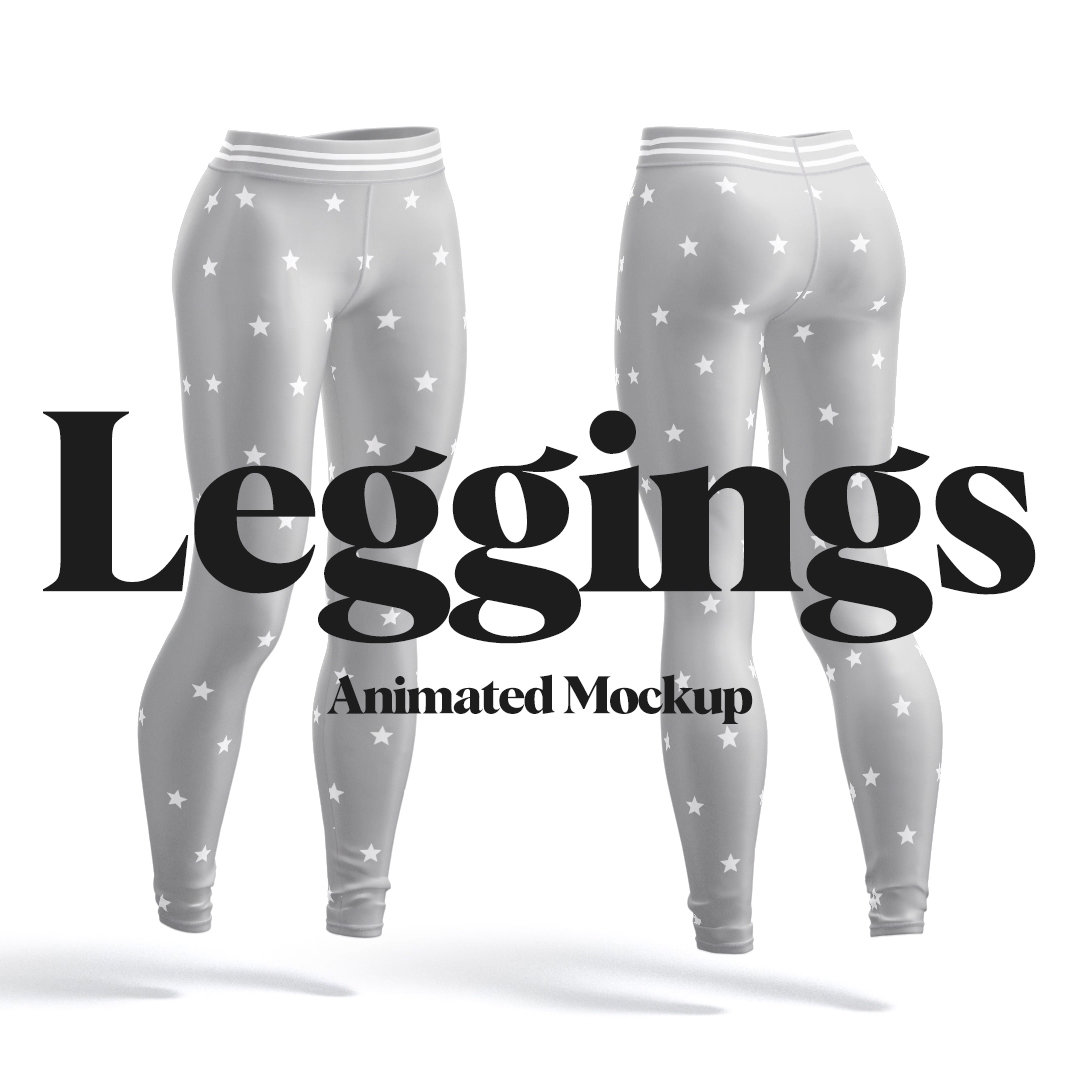 Leggings Animated Mockup - Mock Up by rebrandy for Photoshop, Purchase, Download and use